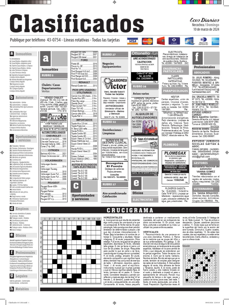 Clasificados 10 | PDF