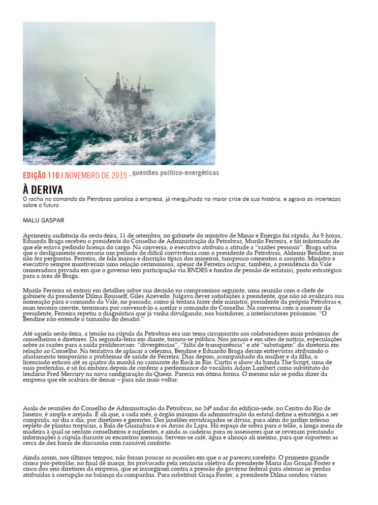À Deriva | PDF