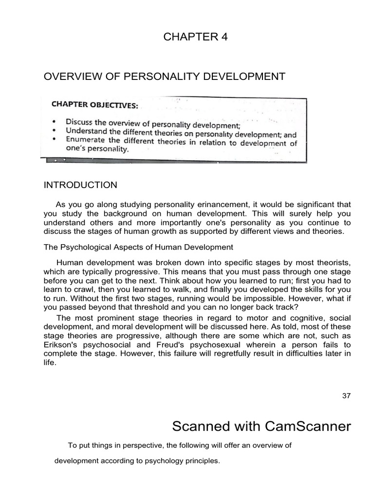 Stages of Personality Development Overview | PDF | Id | Developmental ...