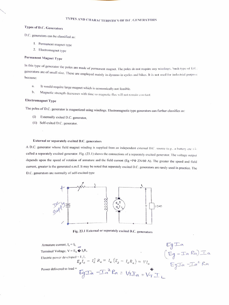 DC Machines Notes | PDF