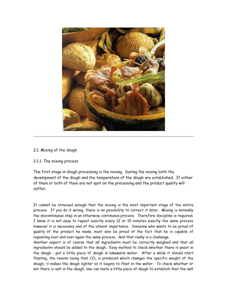 Bread Mixing | PDF | Heat | Breads
