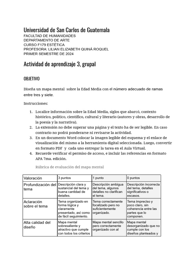 Actividad de Aprendizaje 3 | PDF