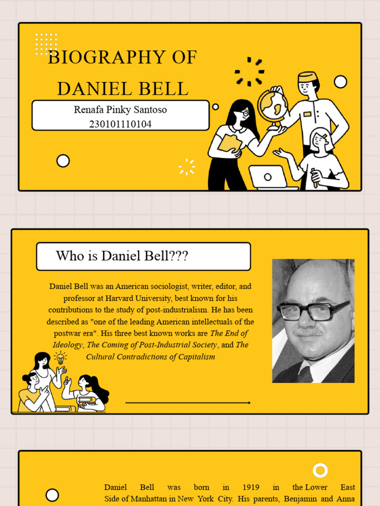 Biografi Tokoh Sosiologi Daniel Bell | PDF