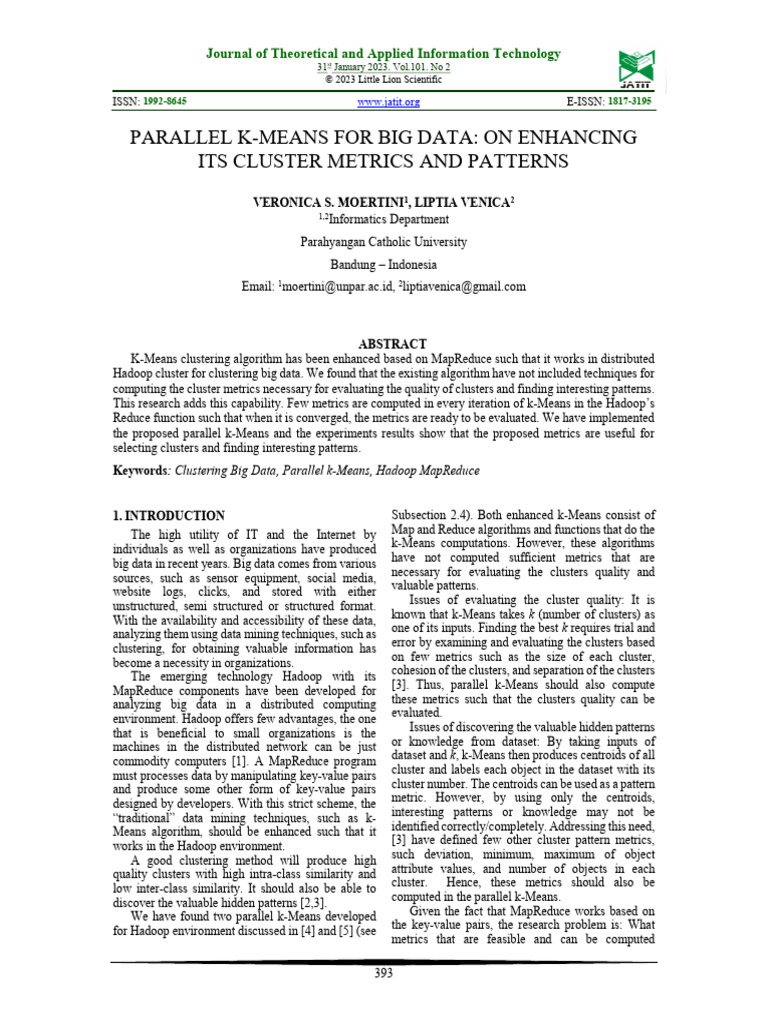 K-Means and MAP REDUCE Algorithm | PDF | Cluster Analysis | Map Reduce