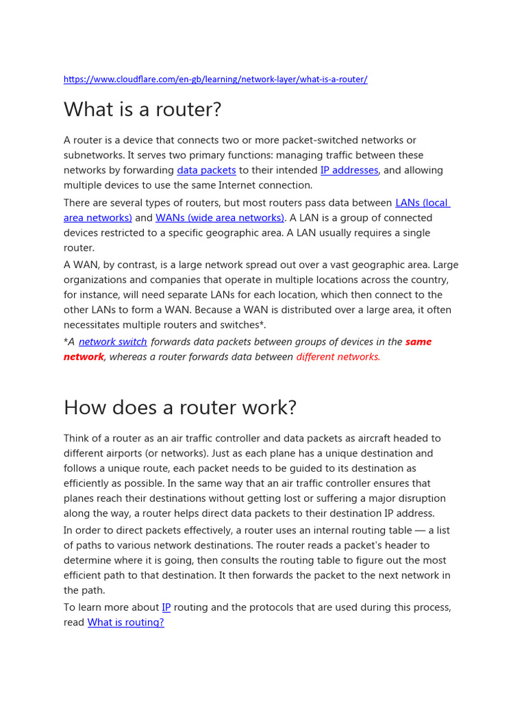Good Defn Routers, Switch, Ssid | PDF | Computer Network | Router (Computing)