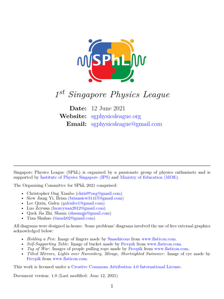 SPhL 2021 | PDF | Force | Oscillation