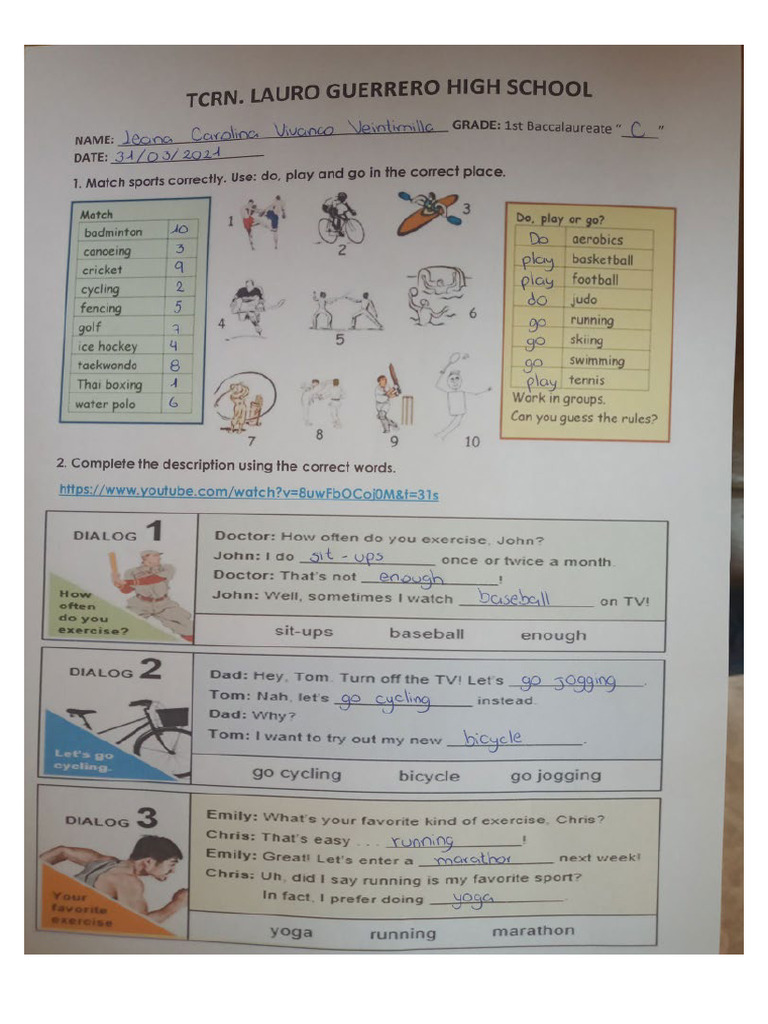 Deber de ingles | PDF