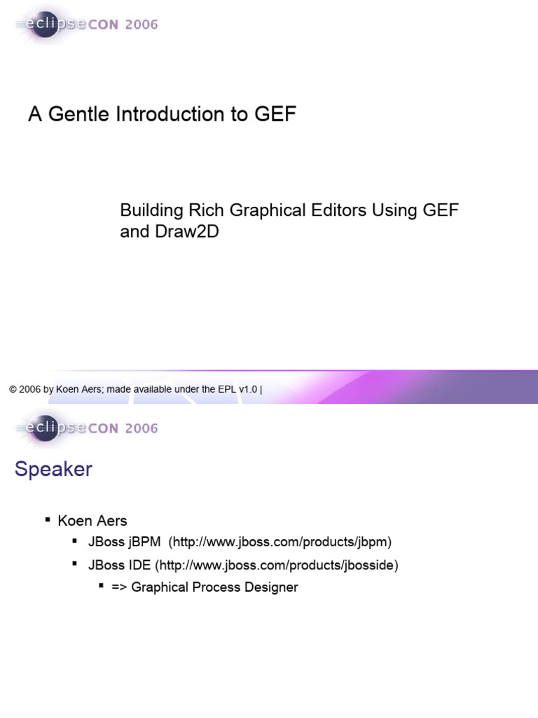 (PPT) Gef - Eclipsecon.2006 | Download Free PDF | Vertex (Graph Theory) | Eclipse (Software)