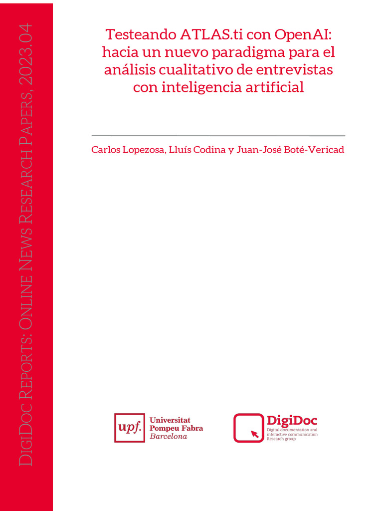 Análisis cualitativo con ATLAS.ti y AI | PDF | Inteligencia artificial ...