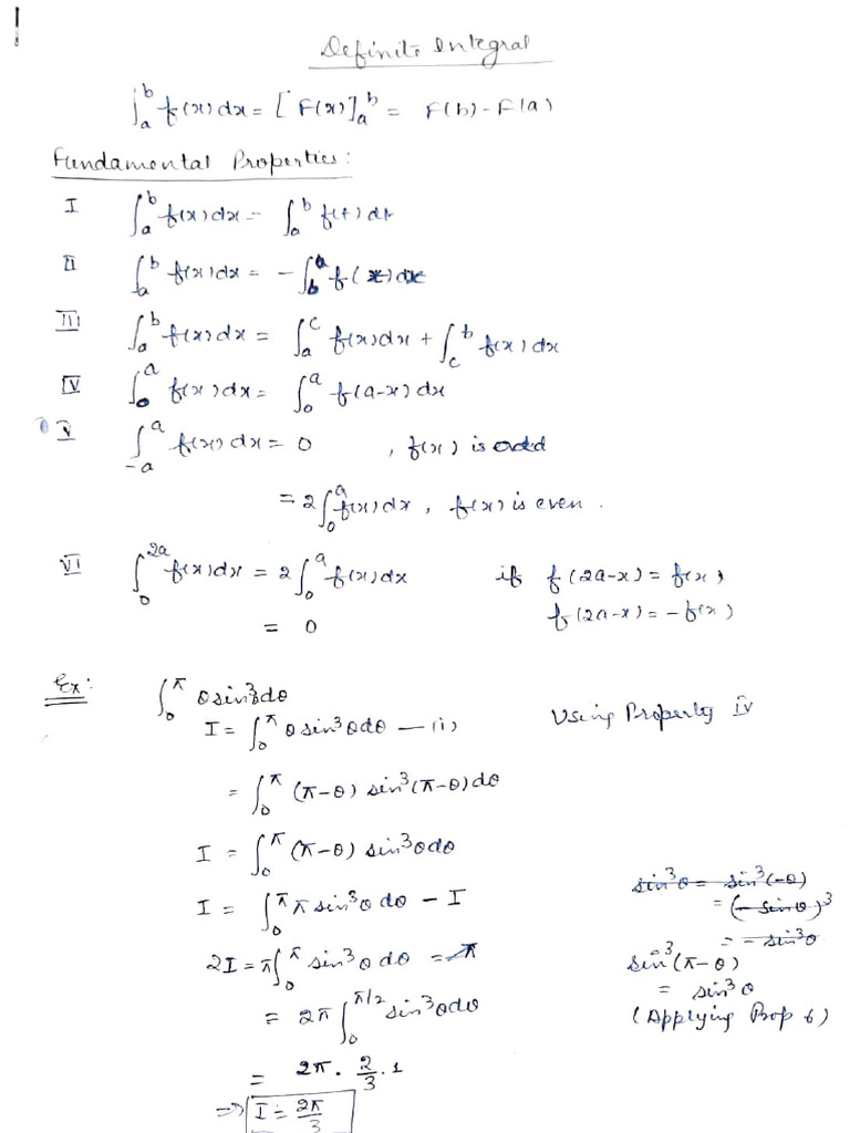 Definite Integral | PDF