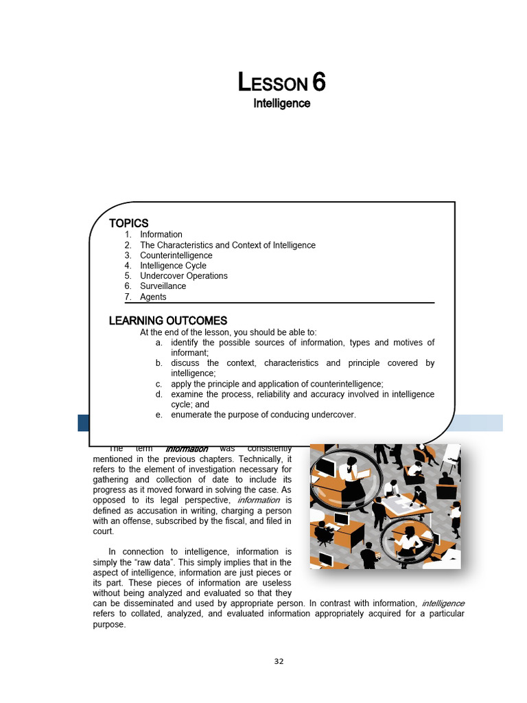 Understanding Intelligence and Informants | PDF | Counterintelligence ...