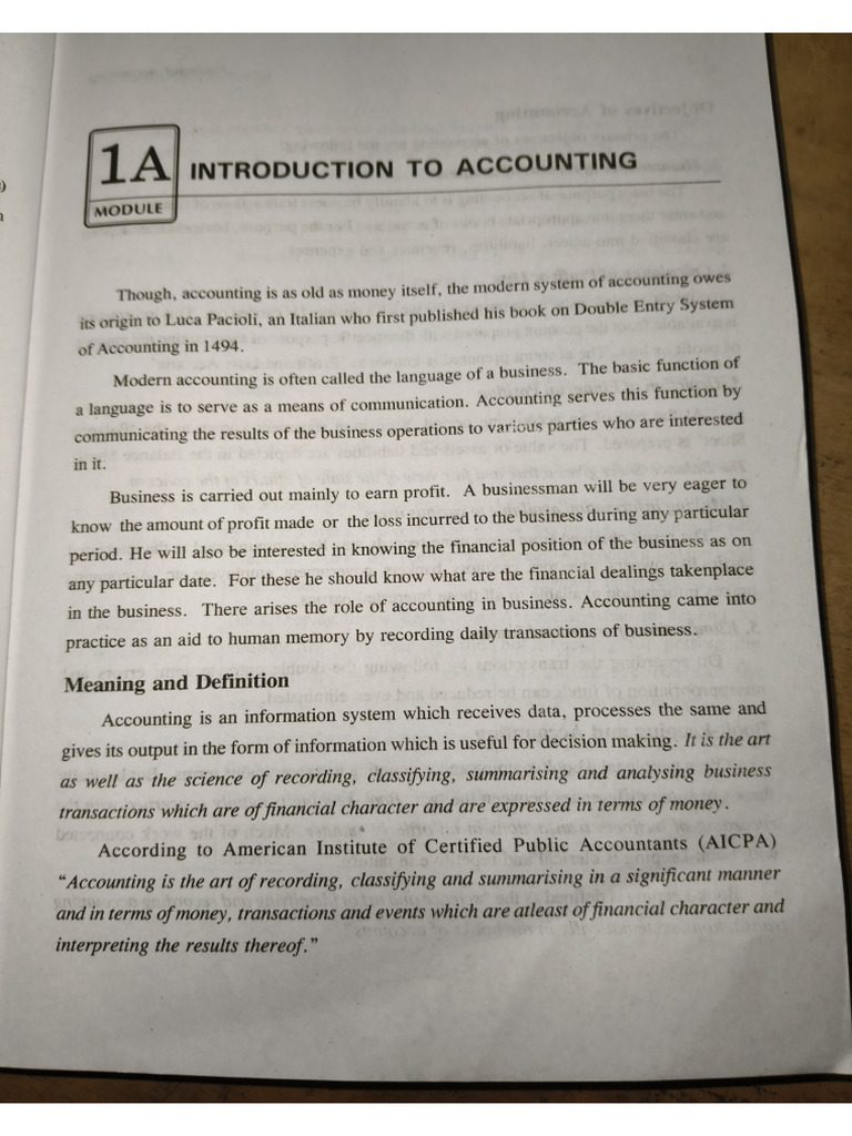 Introduction To Accounting | PDF