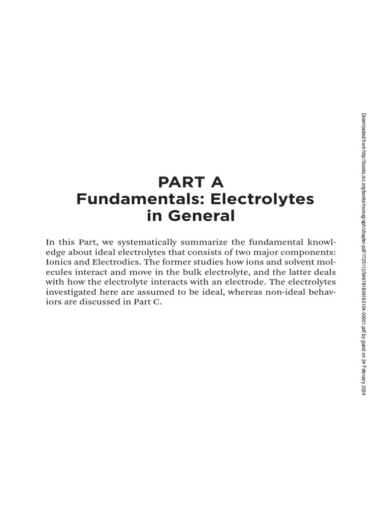 Definition electrolyte | PDF | Electrolyte | Electrochemistry