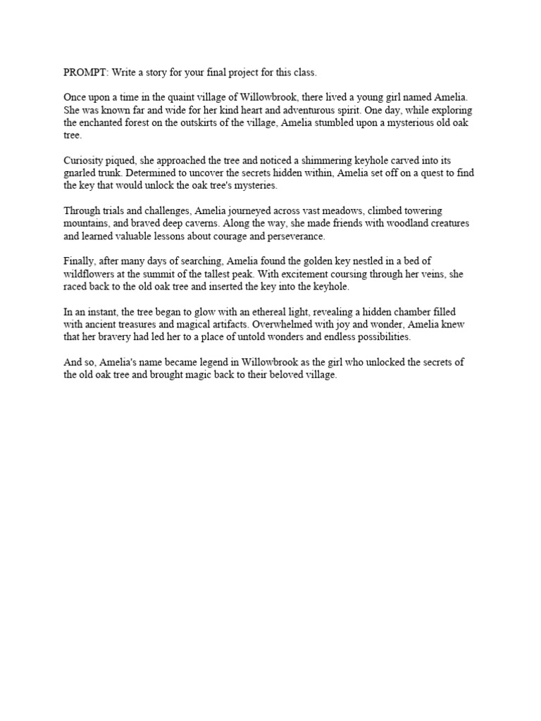 Amelia's Quest: Unlocking Magic | PDF | Poetry | Young Adult