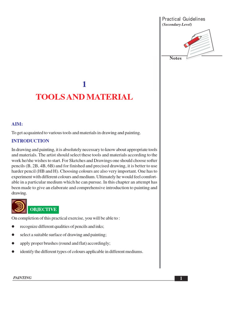 Practical 1 | PDF | Drawing | Pencil