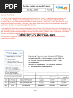 Refractory Dry Out Procedures PDF | PDF | Boiler | Furnace