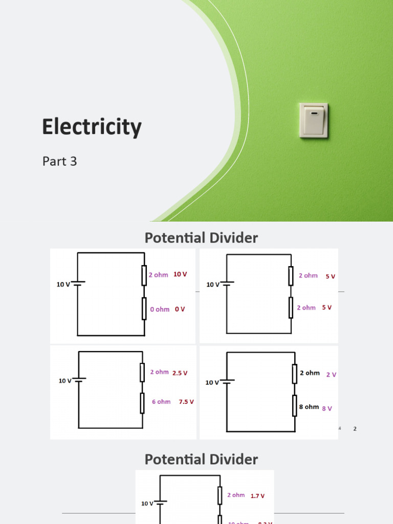 Grade 11 Topic 5 Electricity Part 3 2022-2023 | PDF | Electrical ...