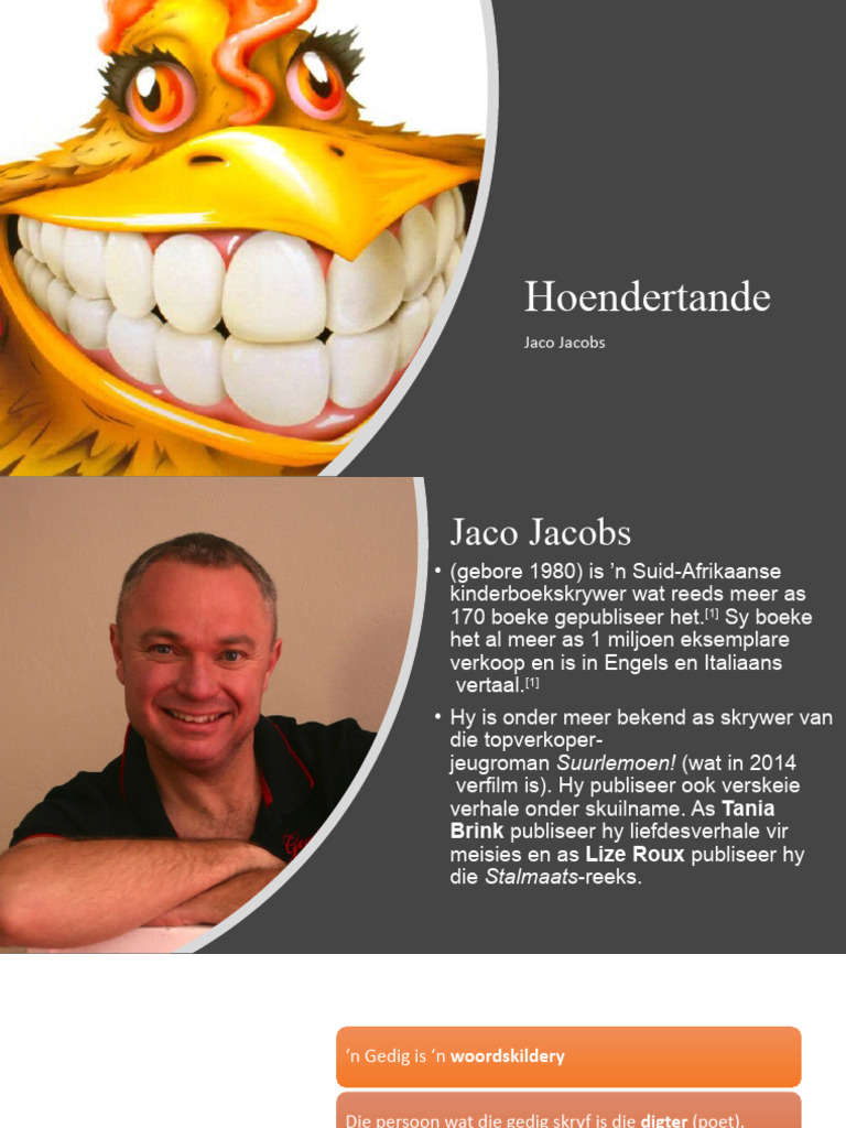 Hoendertande | PDF