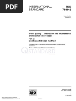 ISO 6222:1999 Water Quality Standards | PDF | International ...