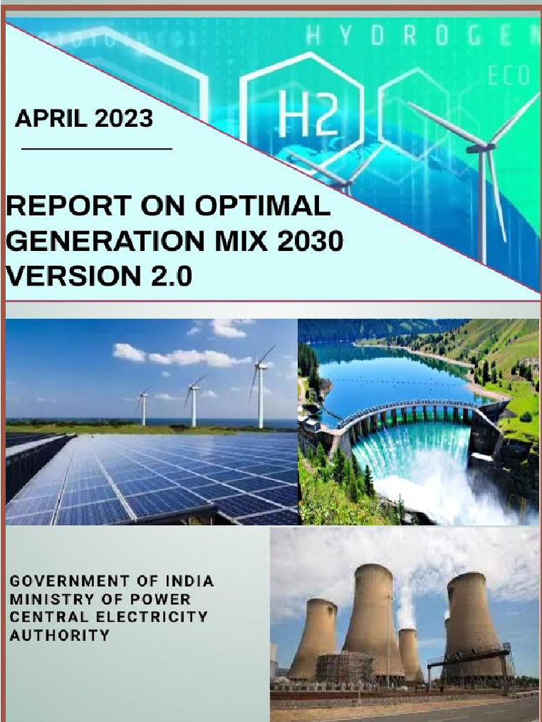 Revised Optimal Generation Mix Report 2029 30 1683217770 | Download ...