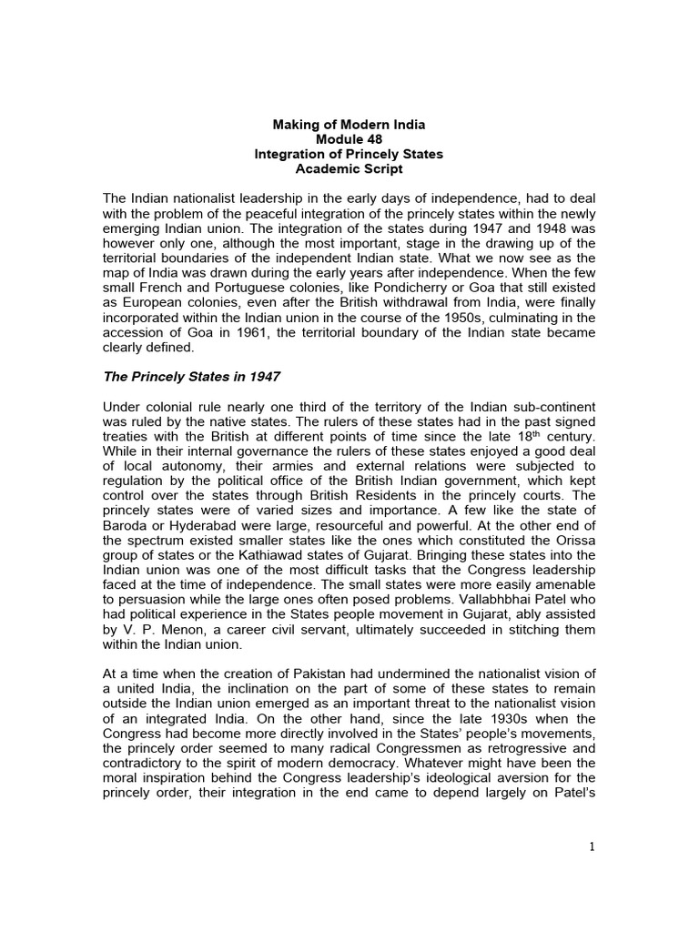 History MOOC Module 48 Academic Script200330111103031616 | PDF