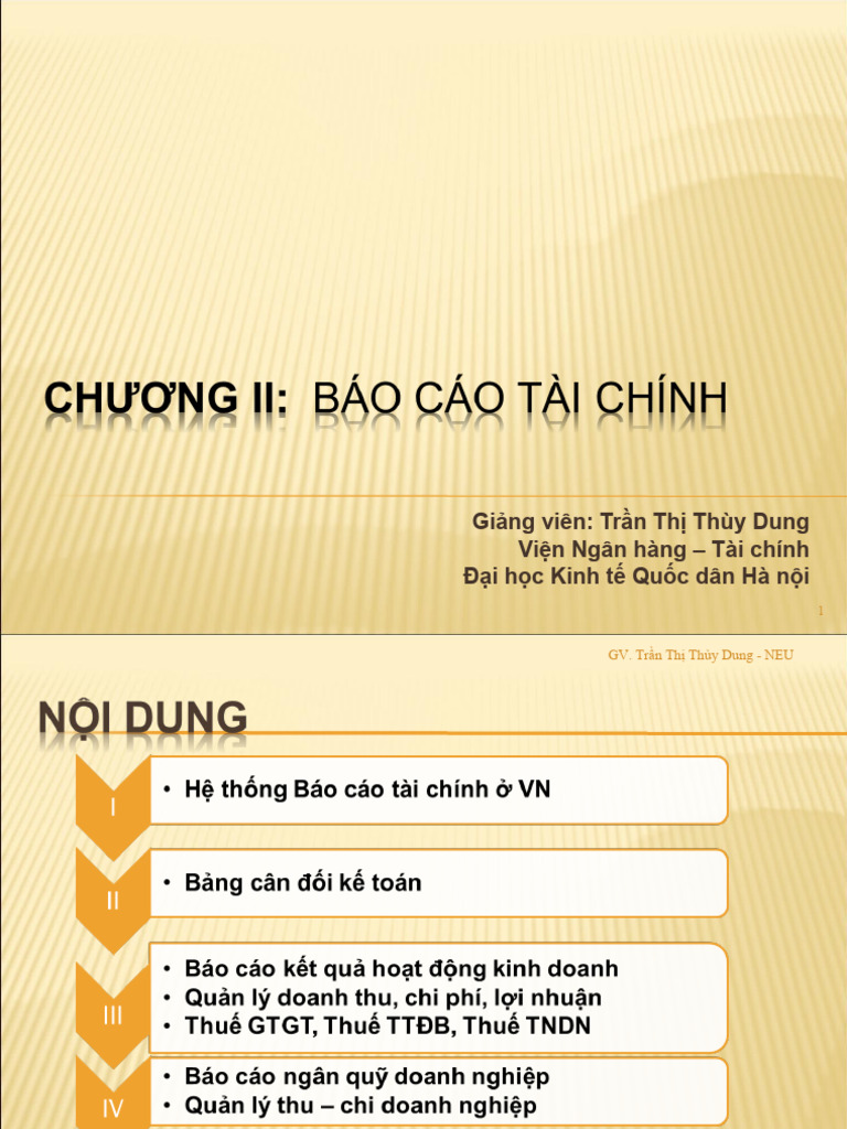 Ch02 - Báo Cáo Tài Chính C A DN | PDF