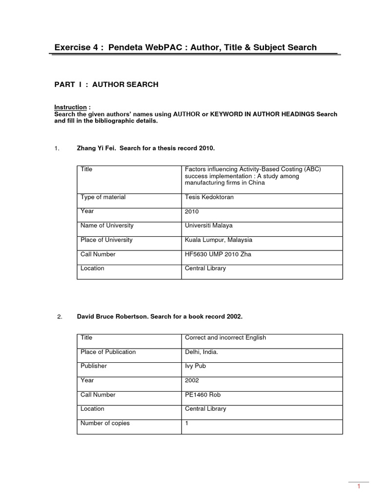 Exercise 4 - Answer | PDF | Apa Style | Citation