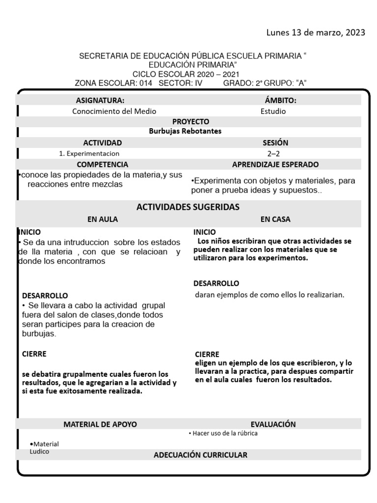 Planeacion Experimento 4 | PDF