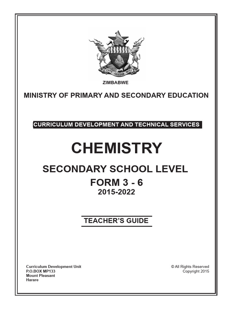 Chemistry Forms 3-6 | PDF | Chemical Reactions | Chemistry