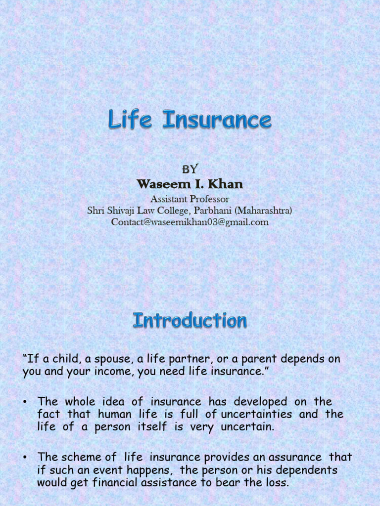 Life Insurance | PDF | Life Insurance | Insurance