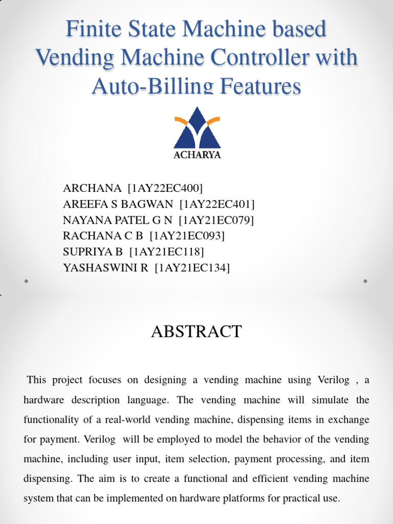 Vending | PDF | Vending Machine | Computing