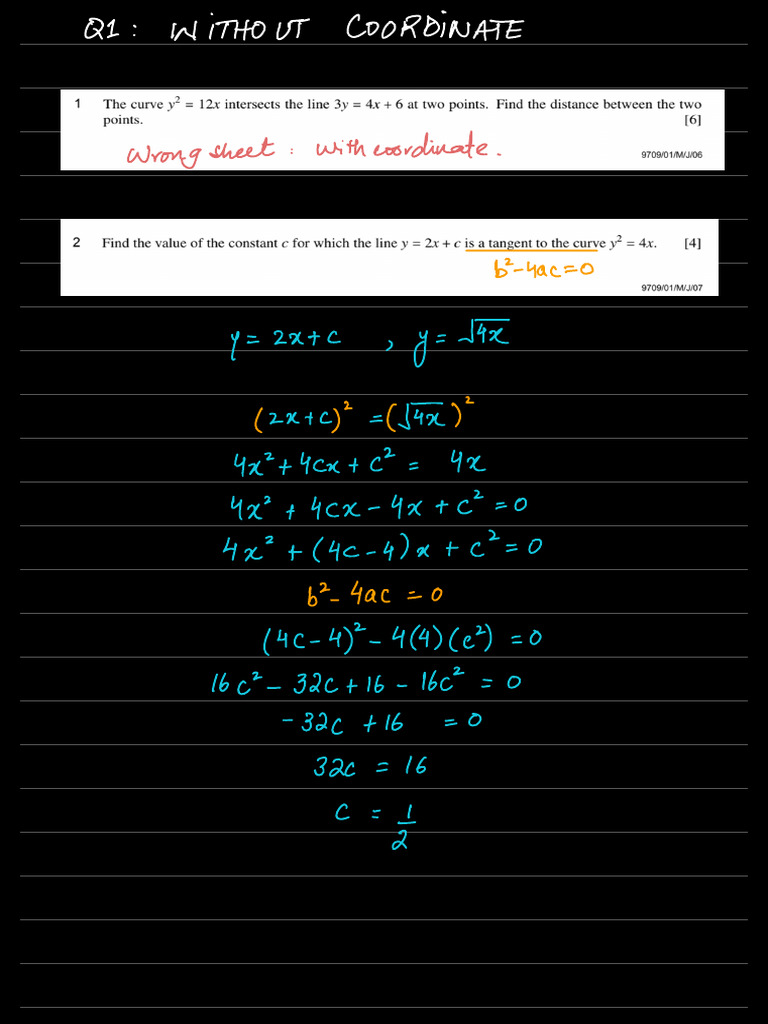 P1 Quadratics Q1 and Q2 | PDF
