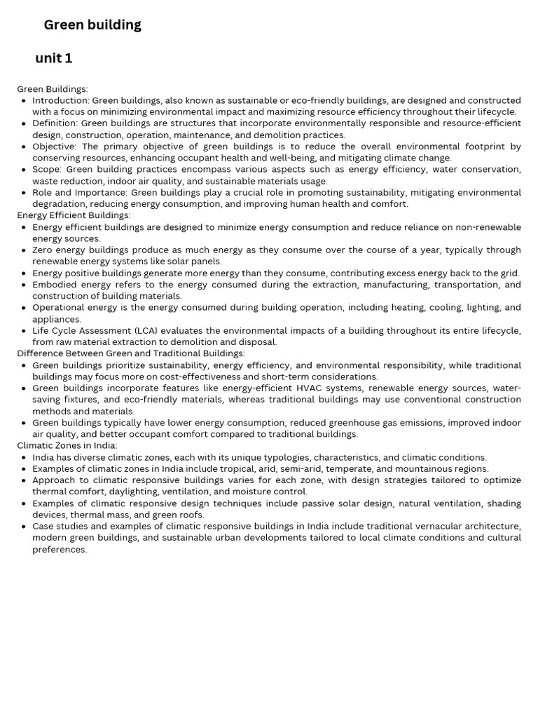 Sustainable Building Essentials | PDF | Green Building | Efficient Energy Use