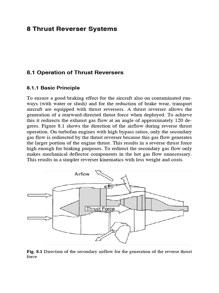 Thrust Reverser Systems | PDF