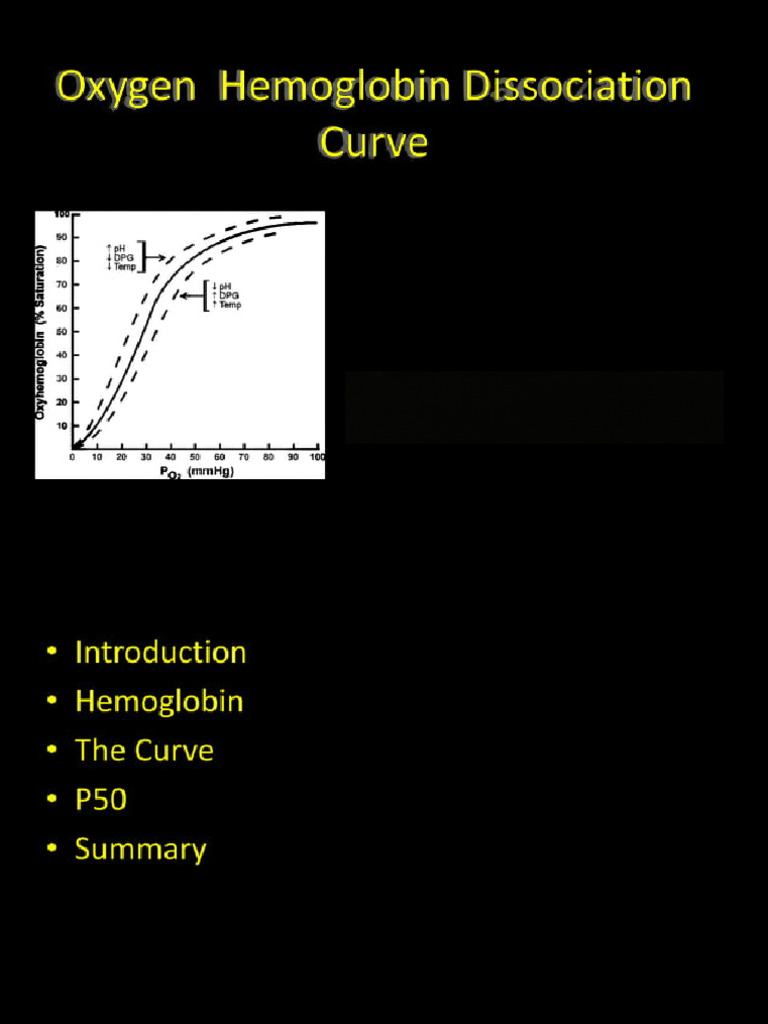 Oxygen Dissociation Curve PDF | PDF
