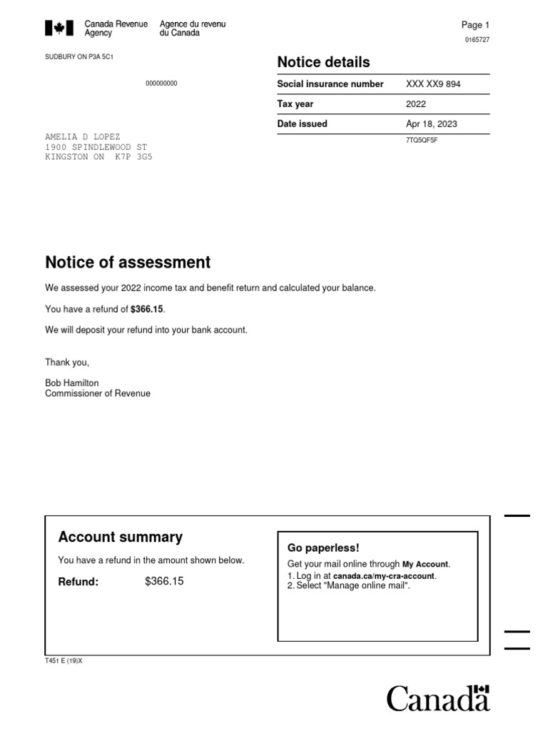 Notice_of_assessment_2023_04_11_11_51_12_947361 | PDF | Taxes | Pension