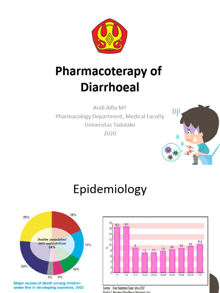 Pharmacotherapy of Diarhhea | PDF | Diarrhea | Diseases And Disorders