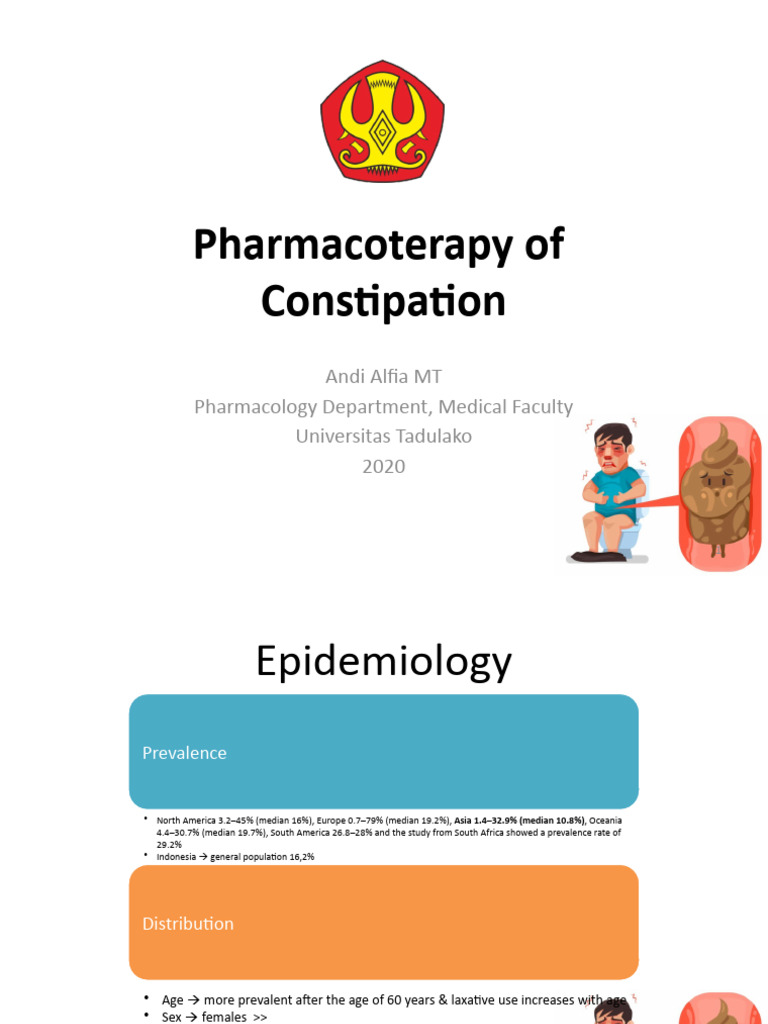 Pharmacotherapy of Constipation | PDF | Constipation | Digestive Diseases