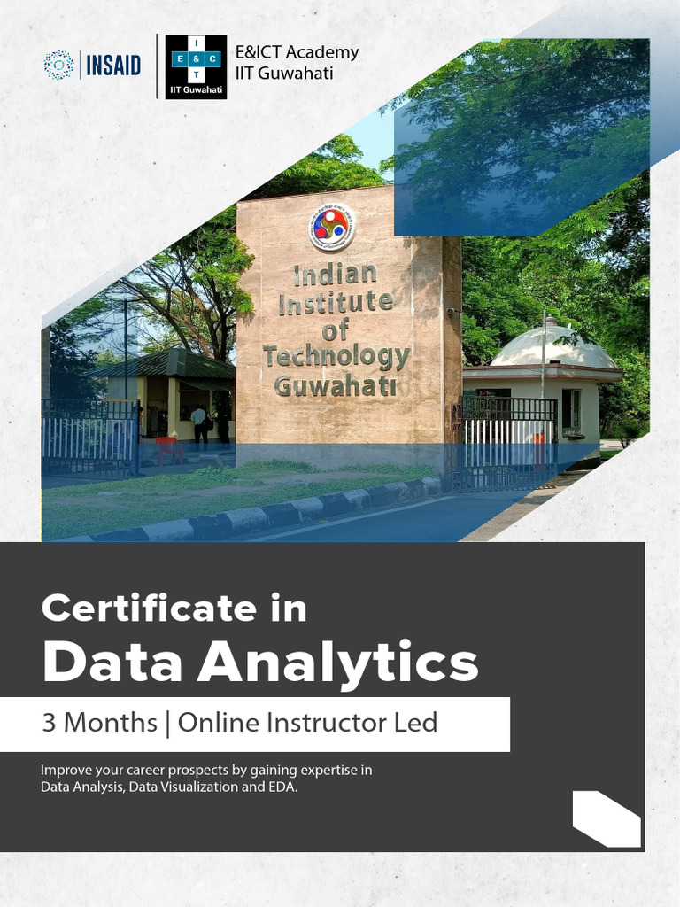 IIT Guwahati Data Analytics Certificate | PDF | Statistics | Analytics