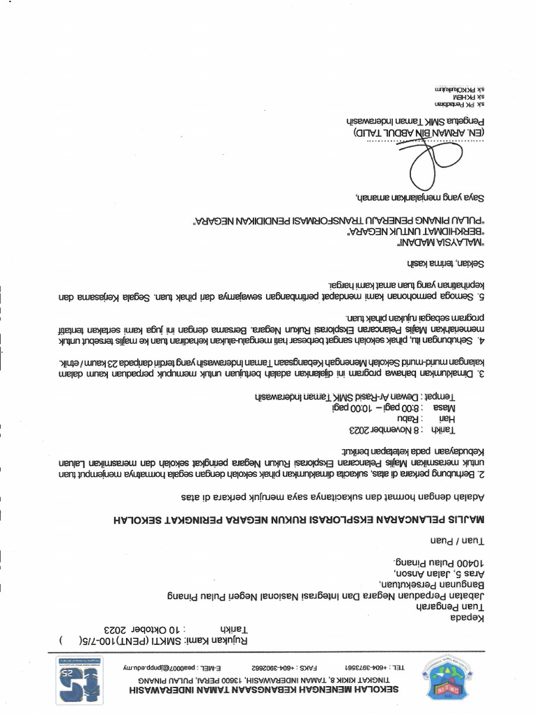 Surat Perasmi | PDF