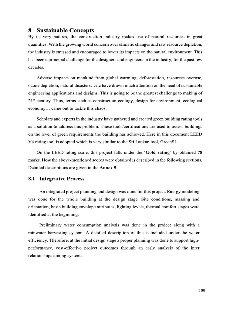 Sample LEED Report | PDF