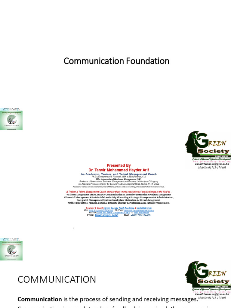 Communication Foundation | PDF