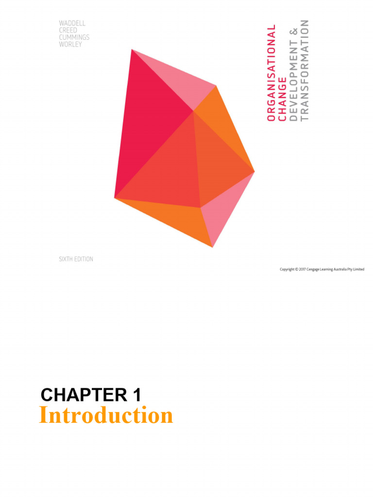 Waddell 6e PP Ch01 | PDF | Organization Development | Cognition