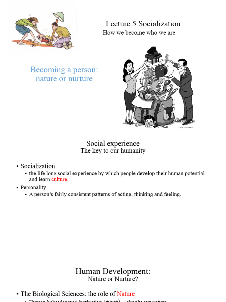 Socialization: Nature, Nurture, and Development | PDF | Id | Theory Of Mind
