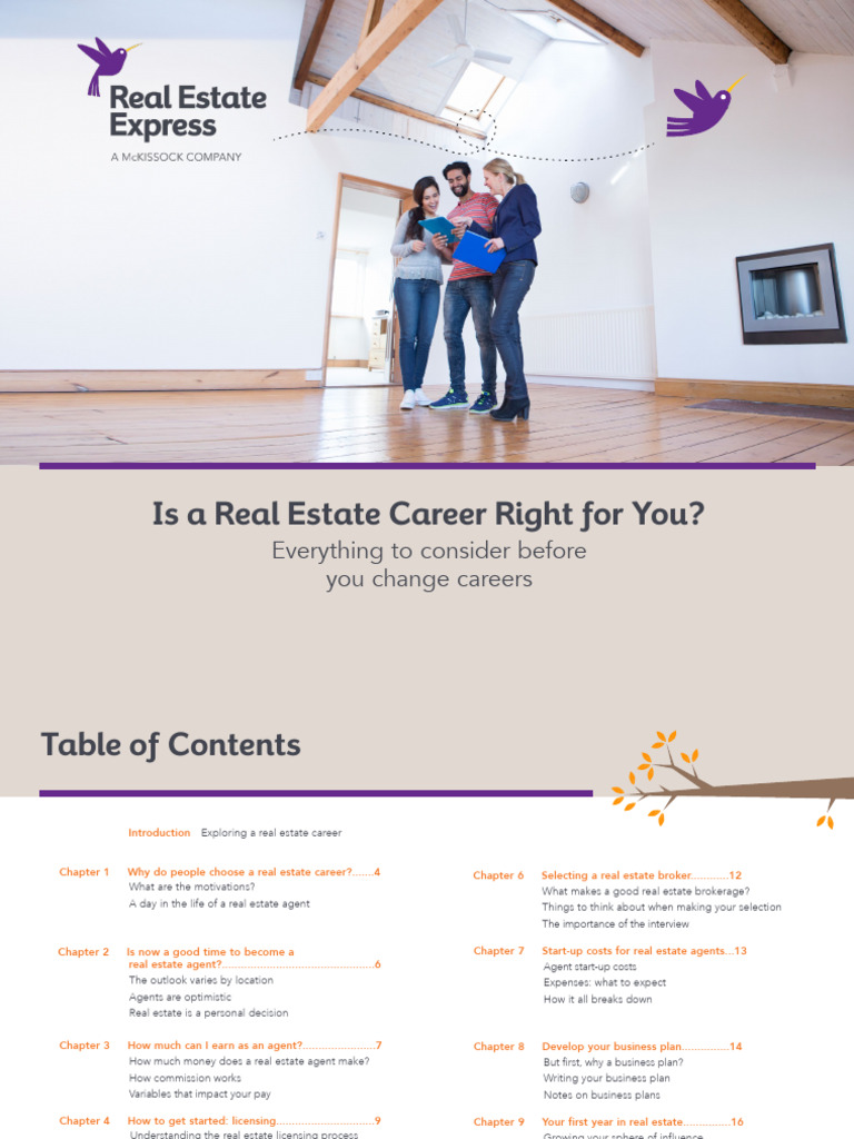 Real Estate Career Guide | PDF | Business | Finance & Money Management