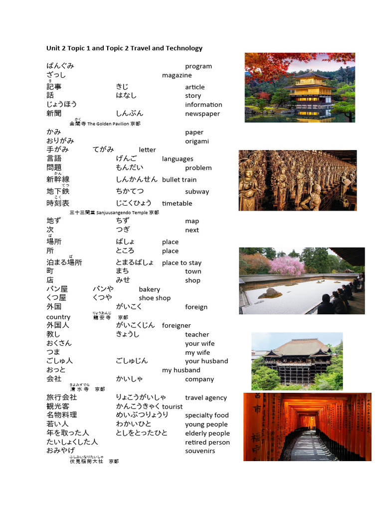 Unit 2 Unit Plan JAPANESE | PDF