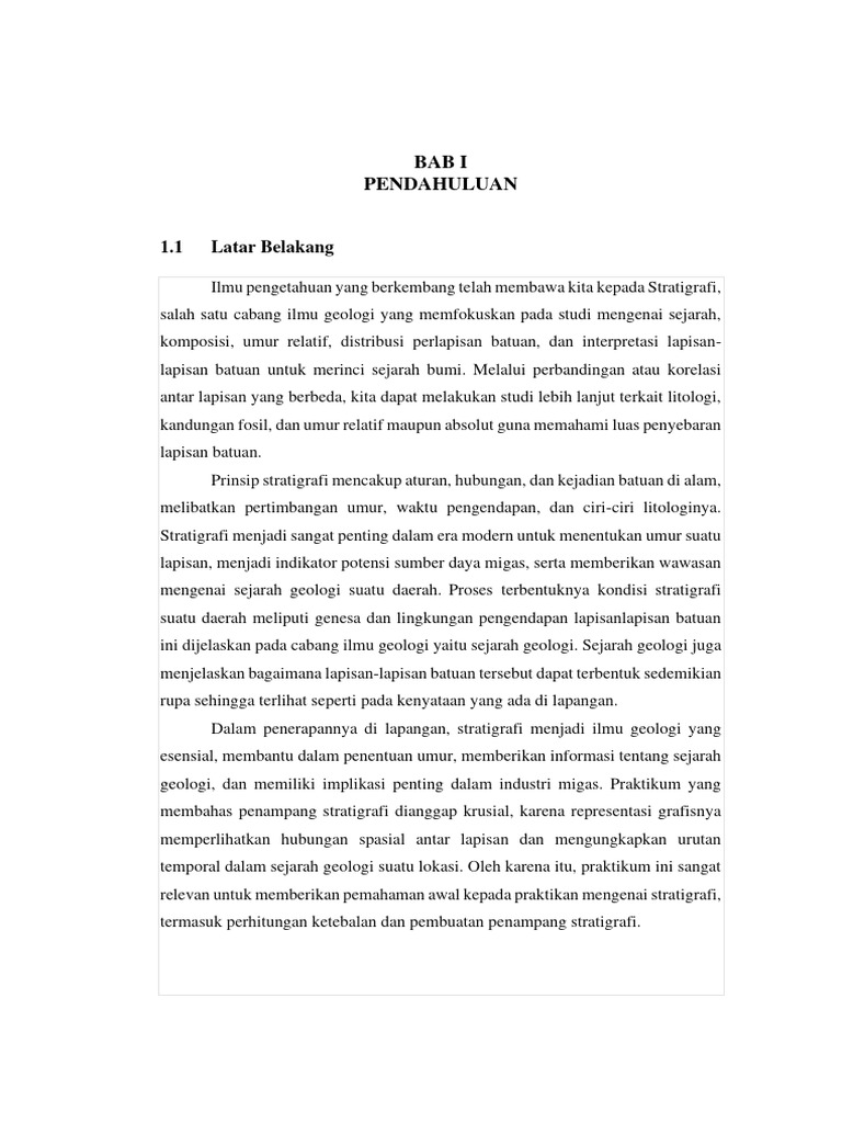 Prinsip dan Praktikum Stratigrafi | PDF