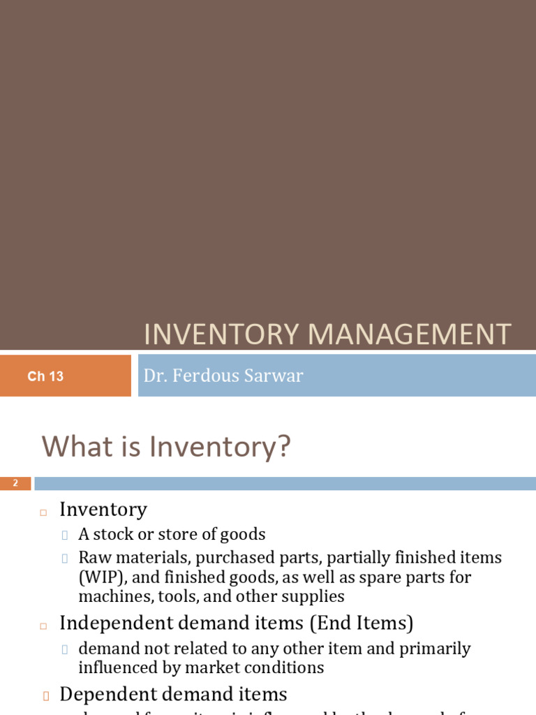 CH 6 | PDF | Inventory | Radio Frequency Identification