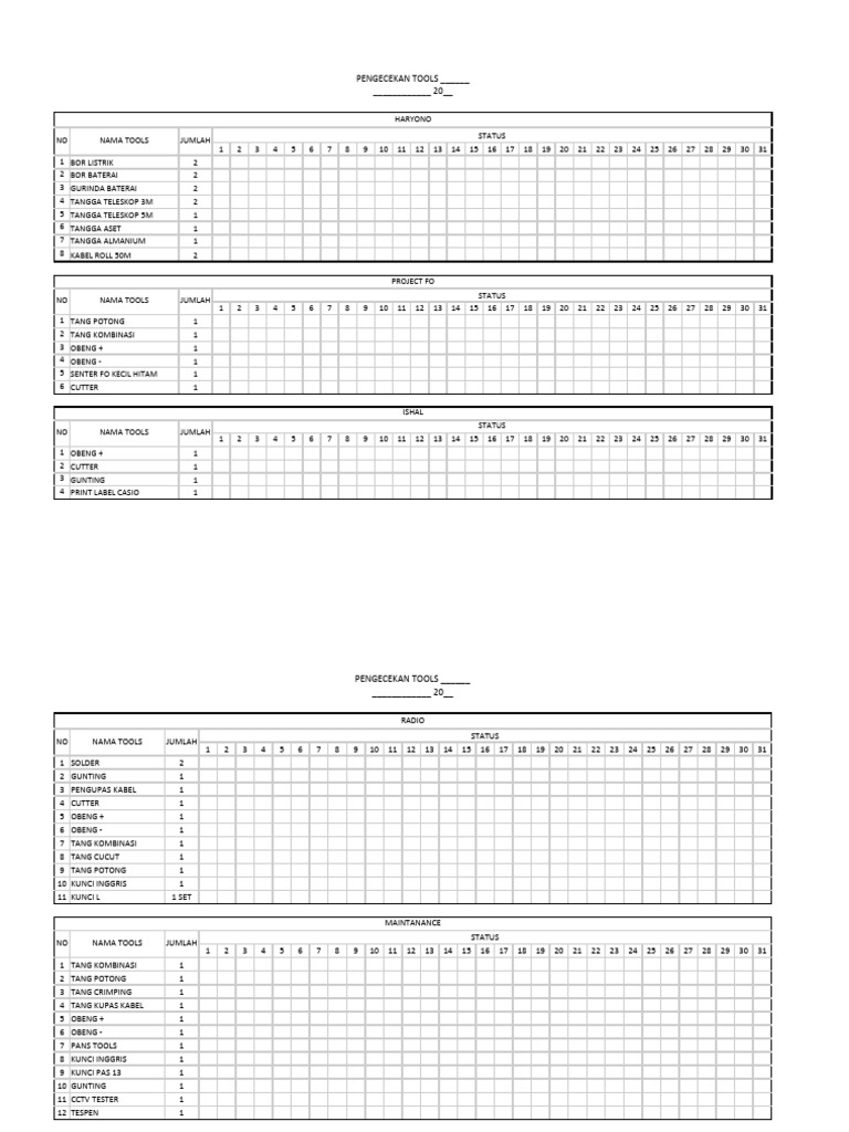 Tools | PDF