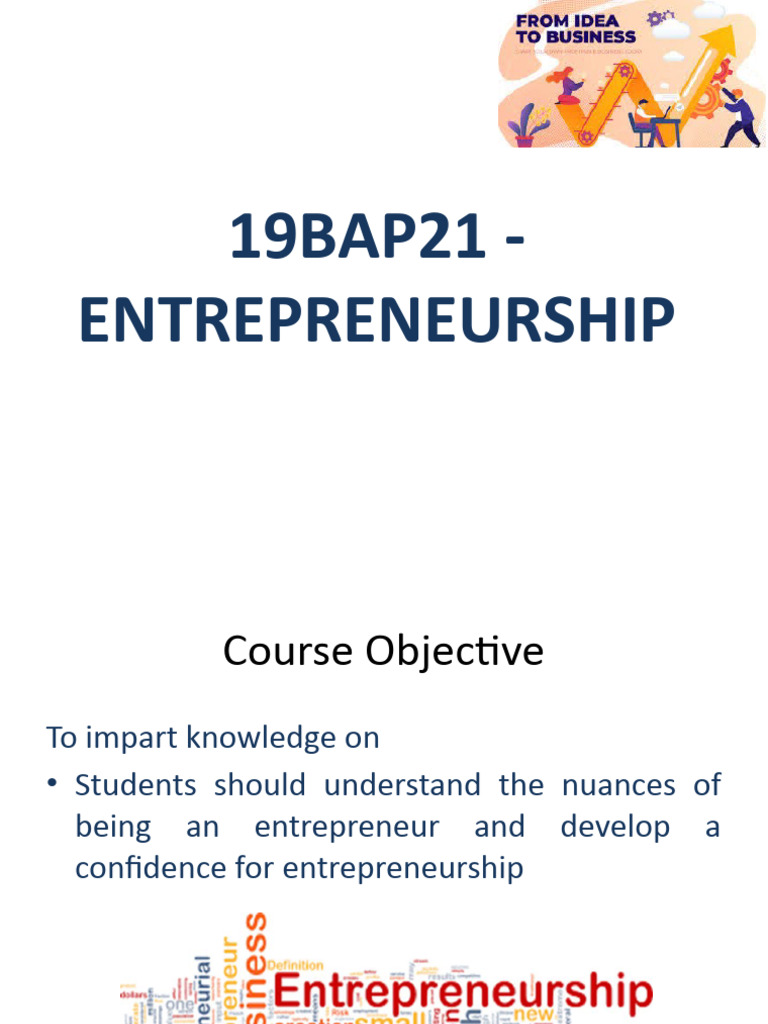 Understanding Entrepreneurship Essentials | PDF | Business